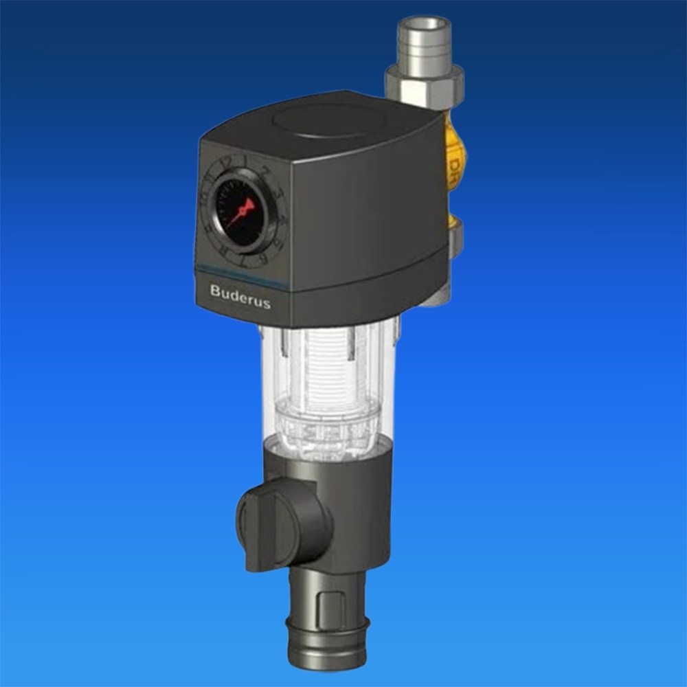 Rückspülfilter 1" Buderus 7738306431 Wasserfilter für Hausanschluss ...